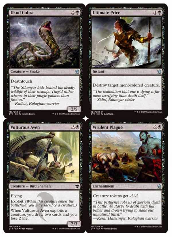 Magic the Gathering Adventures: Dragons of Tarkir Review: Black