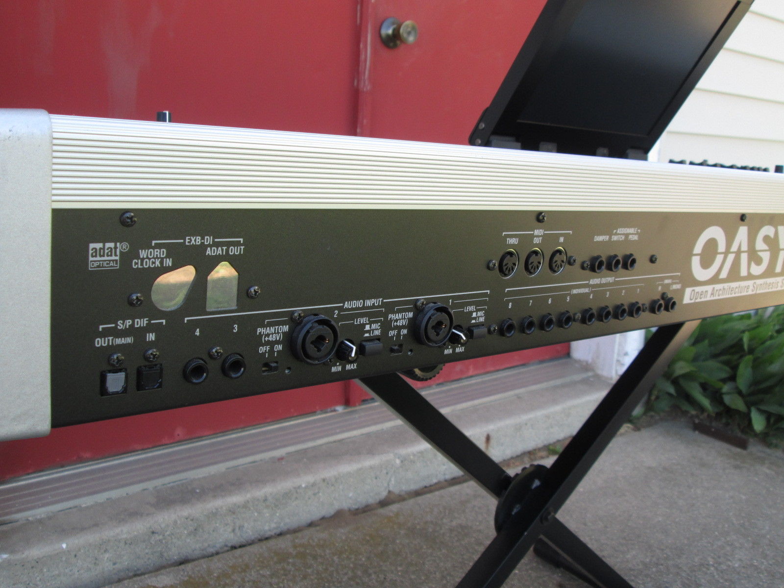 MATRIXSYNTH: Korg OASYS 76 Keyboard Synthesizer Workstation SN 000257