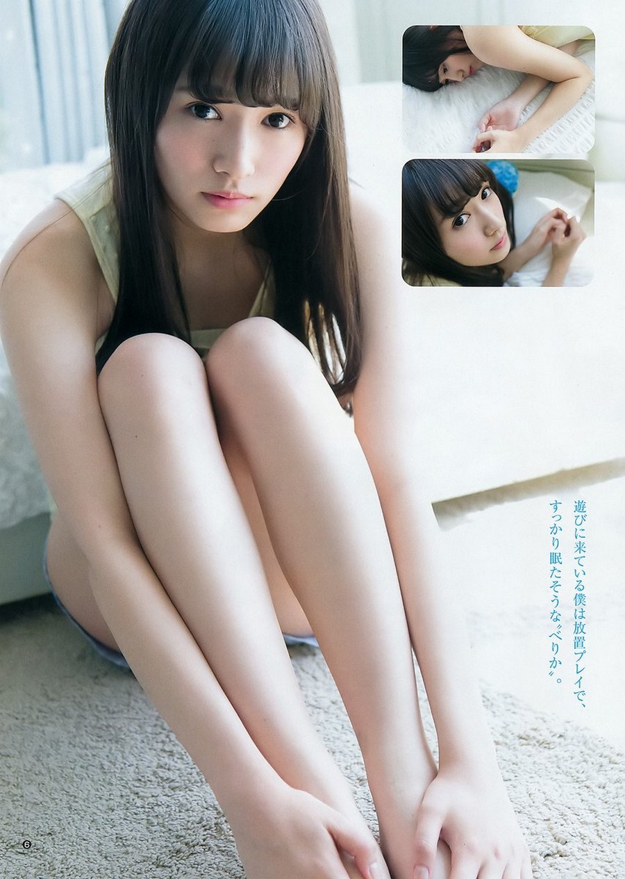 Watanabe Rika 渡辺梨加 Keyakizaka46, Young Champion 2016.08 Gravure - Idol. gravureprincess .date