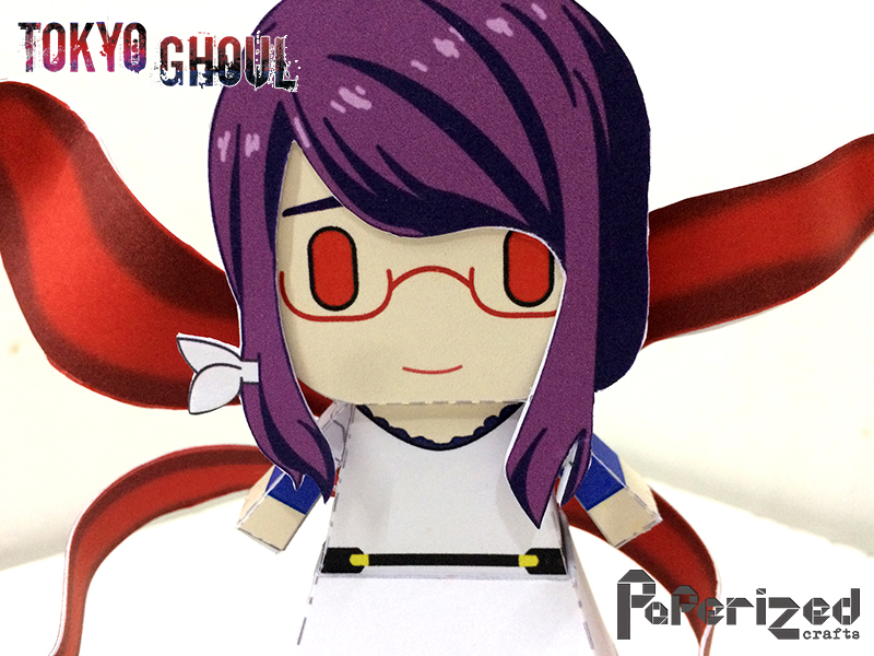 Tokyo Ghoul: Rize Kamishiro Papercraft | Paperized Crafts