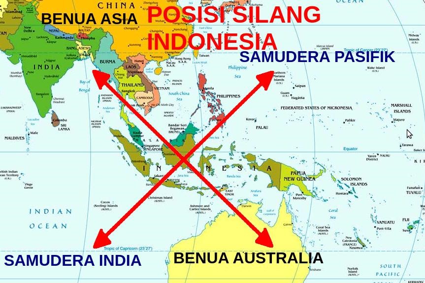Letak dan Luas Wilayah Indonesia