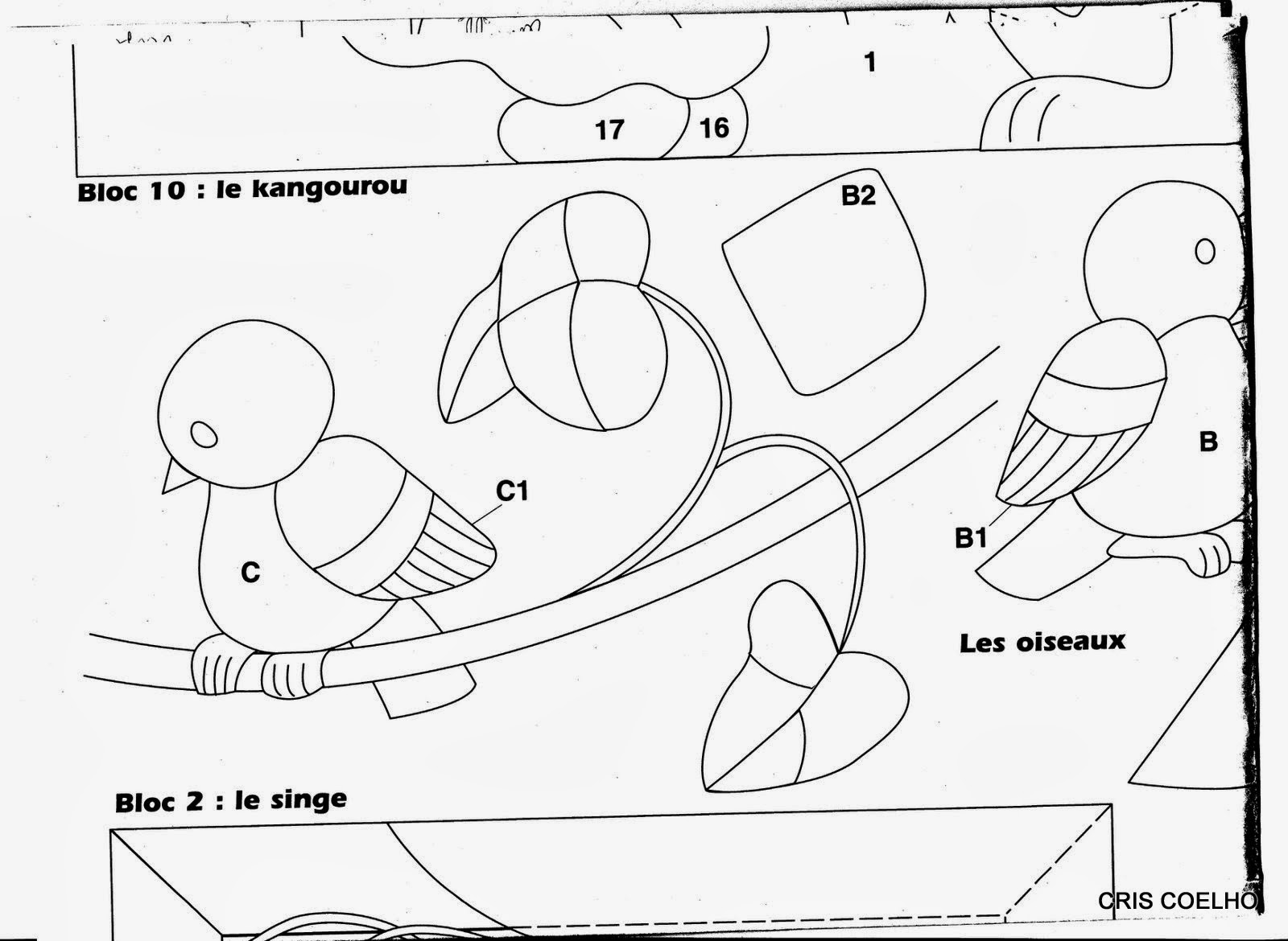 Moldes de Patchwork para imprimir | Molde para imprimir