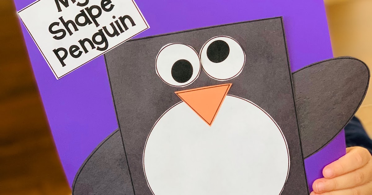 Lattes And Lunchrooms: 2D Shape Penguin {FREEBIE}