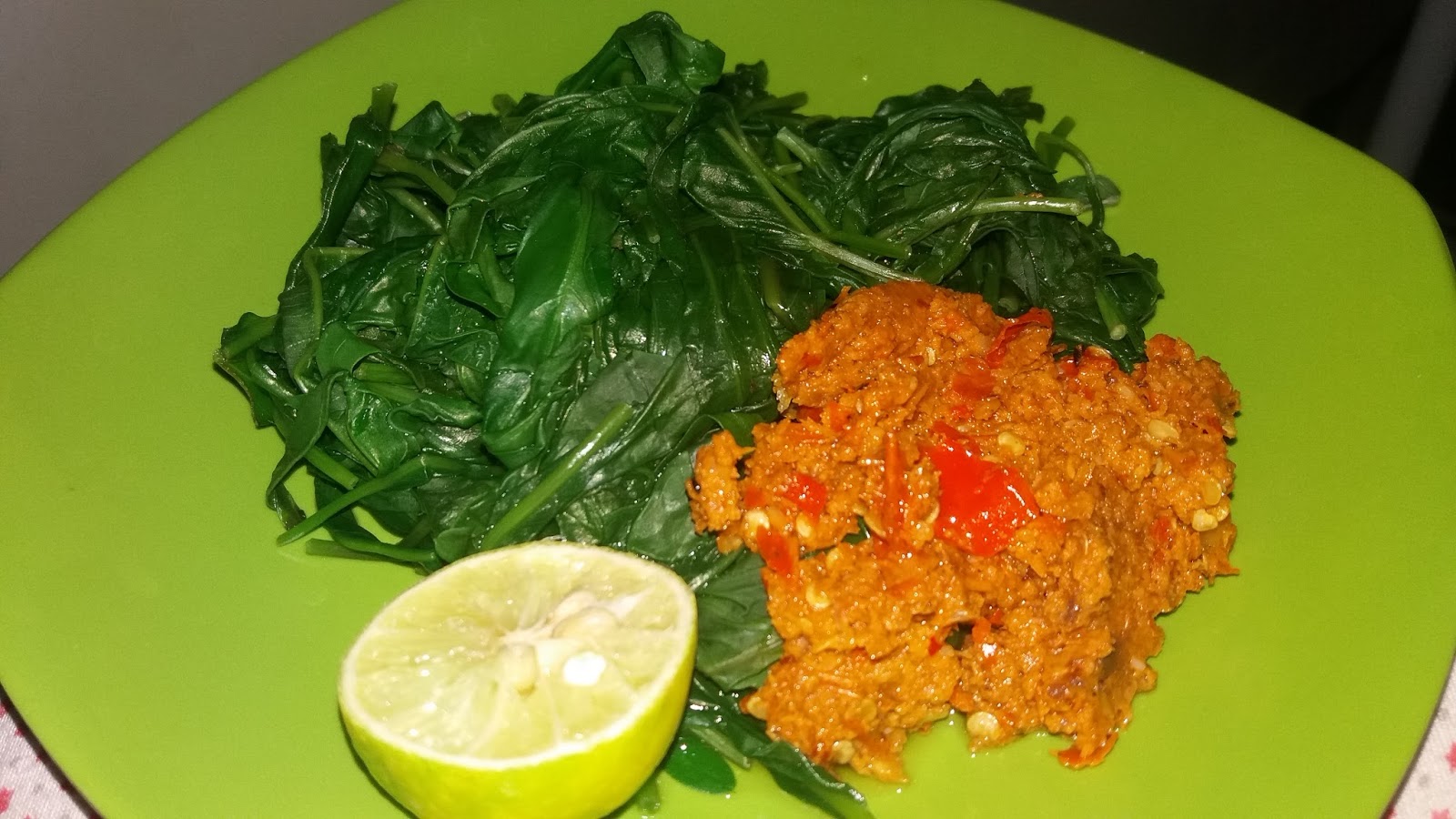 Resep Plecing Kangkung | in-resep