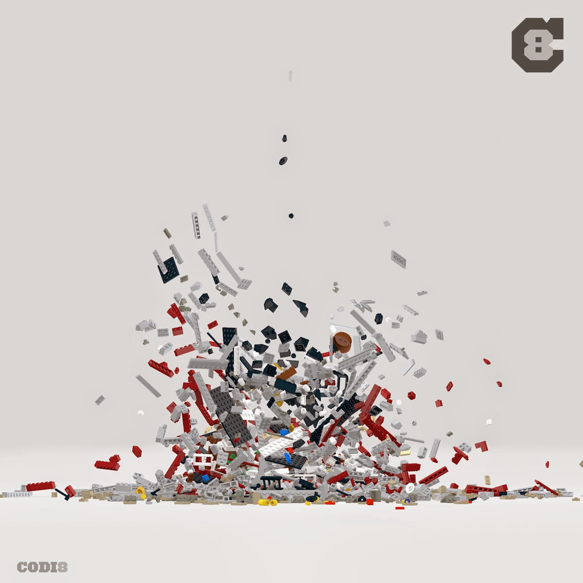 CODi8: LEGO® Fire Brigade 10197 Explosion in Slow Motion