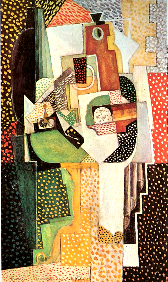 the art of construction: Synthetic Cubist Still-Life