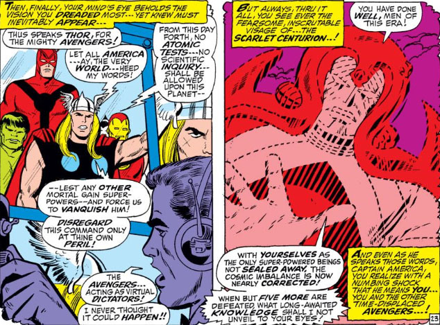 The Peerless Power of Comics!: The Scarlet Centurion Strikes!