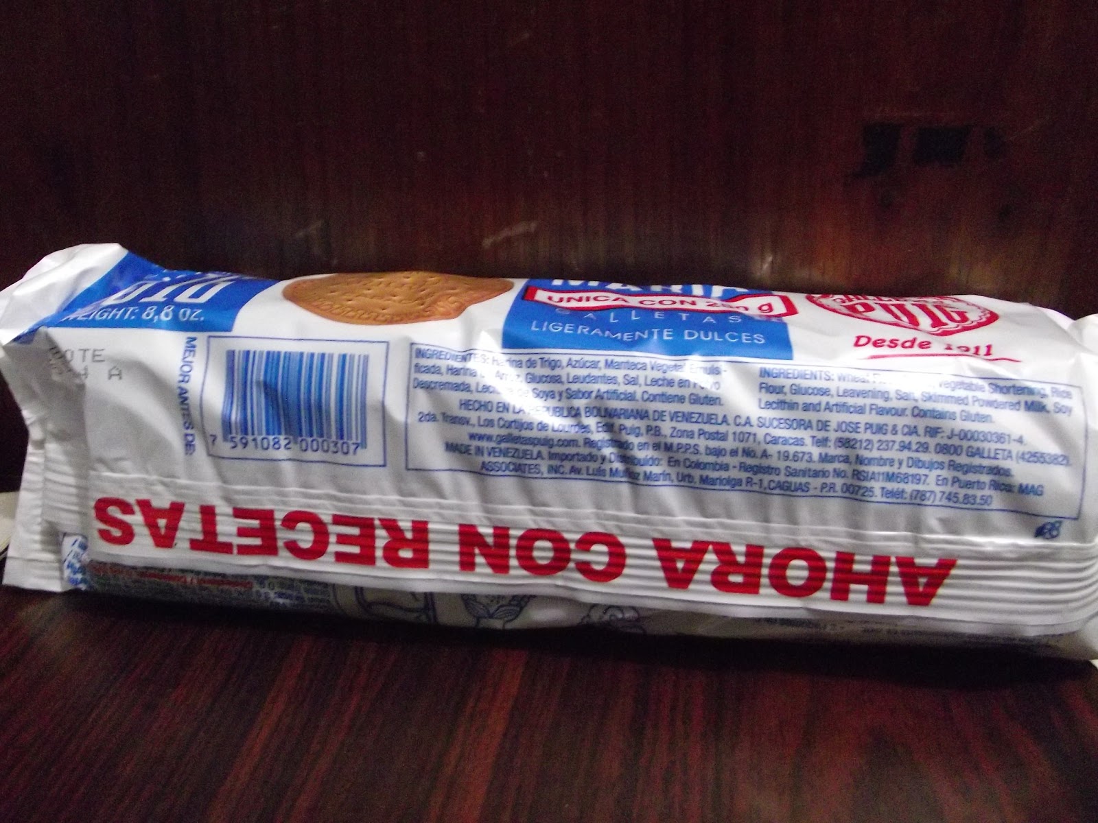 Galleta María. Selecta Puig. Desde 1911 - Hecho en la República ...