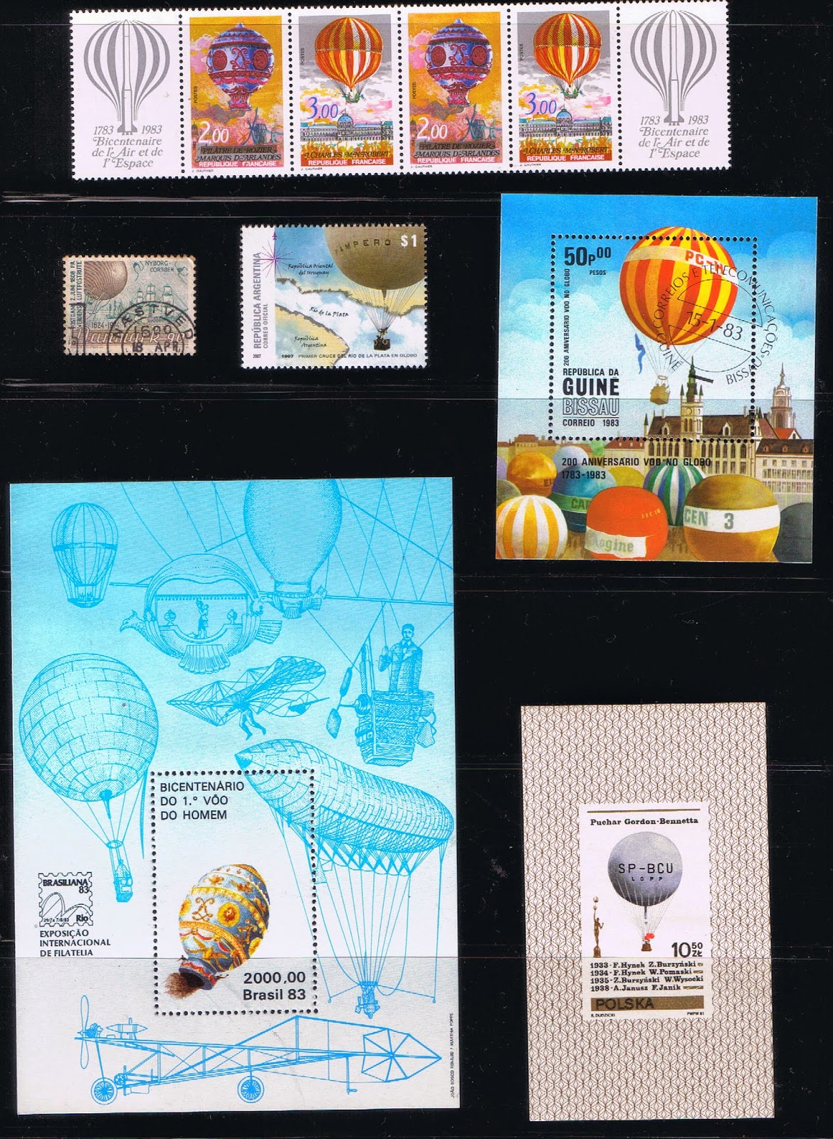 Aviation Stamps: Balloons