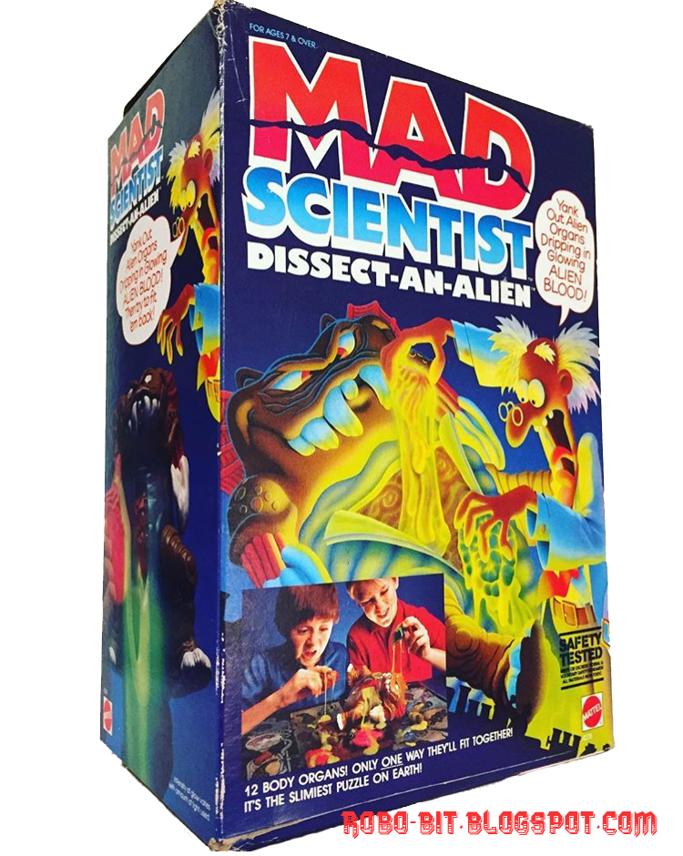 Robo-Bit: Mad Scientist Dissect-An-Alien By Mattel (1987)