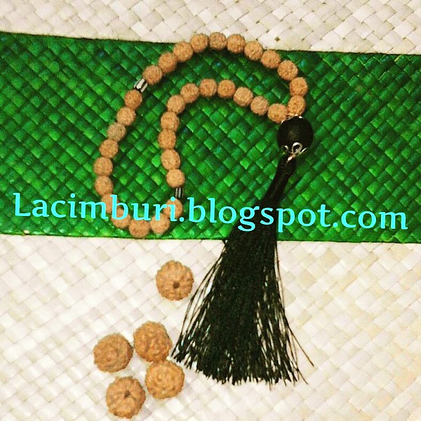 CONTOH TASBIH 33X DAN TASBIH 99X DARI BUTIRAN JENETRI / RUDRAKSHA ...