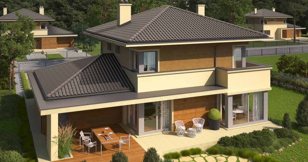 Villa Modelleri: Süper görünümlü 2 katlı lüks bir villa - FOTO