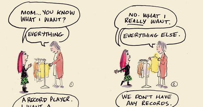 Mike Lynch Cartoons: True Story: Overheard in a Thrift Shop