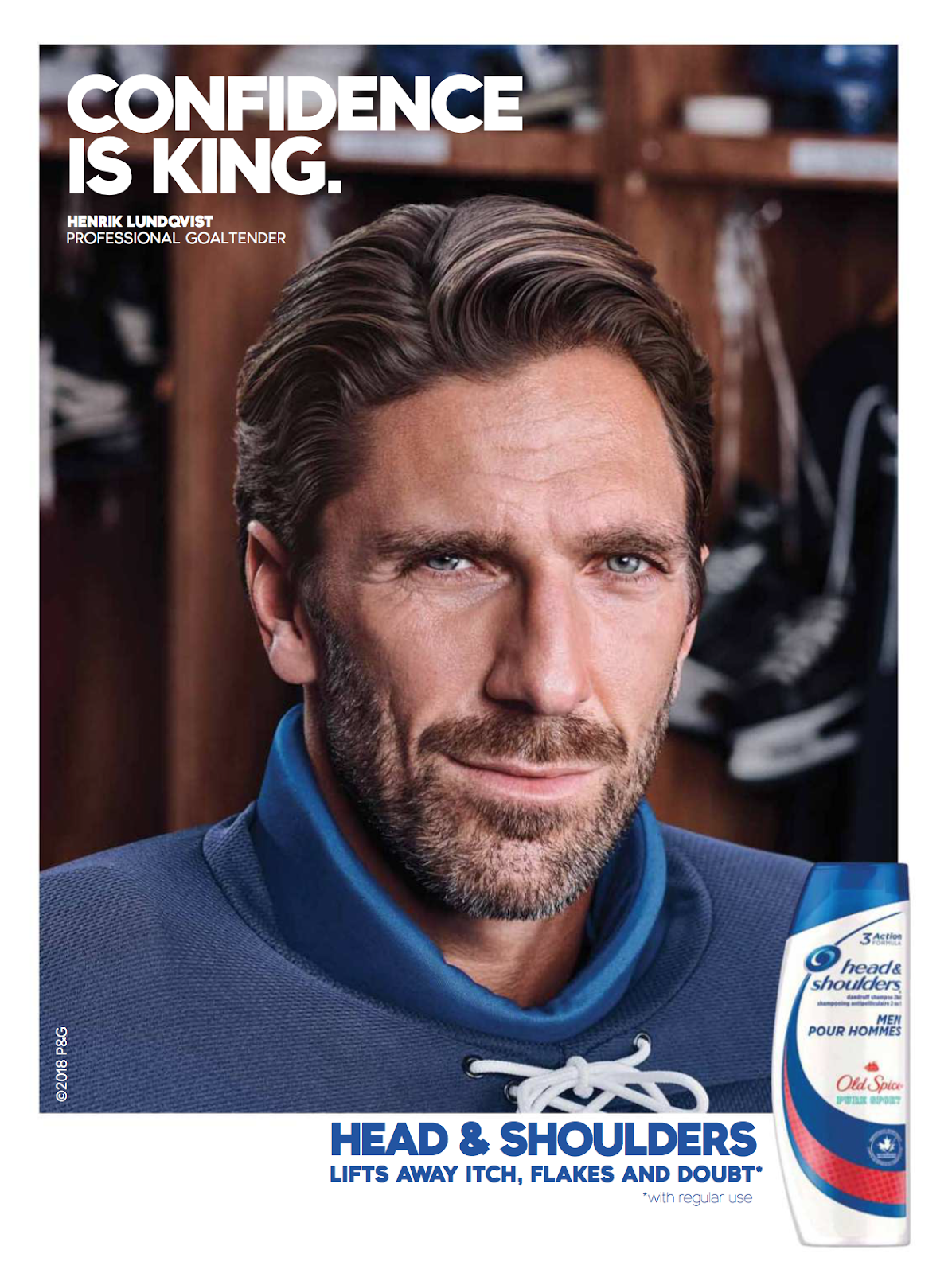 The Henrik Lundqvist Blog: New Henrik Lundqvist Head & Shoulders Ad