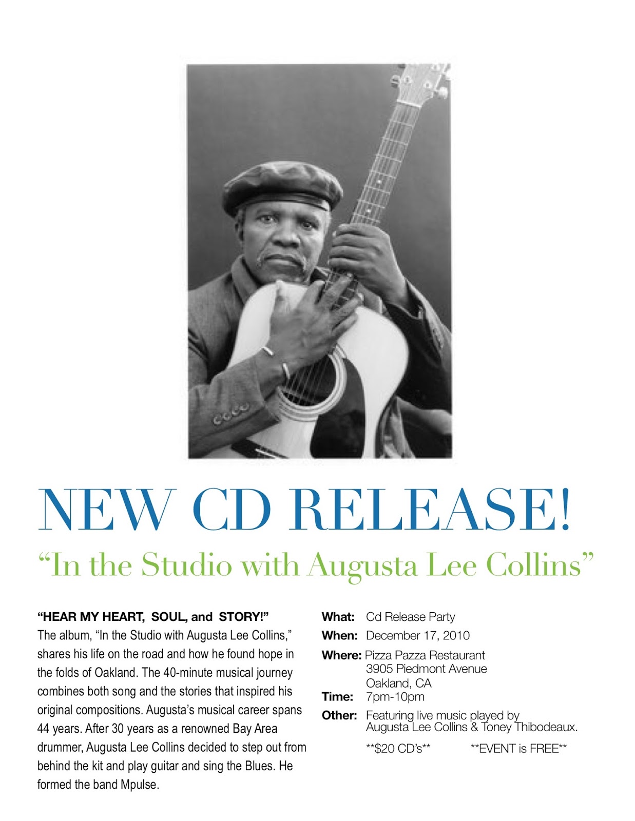 Augusta Lee Collins: DISCOGRAPHY