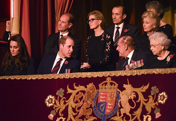 British Royals attend the Festival of Remembrance 2016
