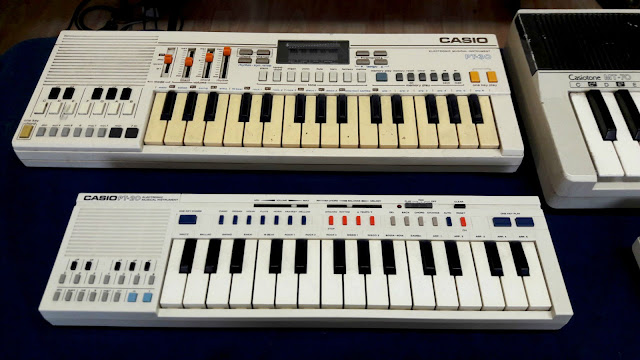MATRIXSYNTH: LOT of 4 CASIO vintage keyboard synthesizers: VL-5 tone ...
