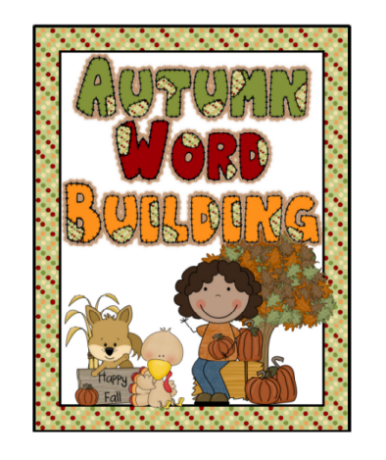 Classroom Freebies Too: Autumn Word Building