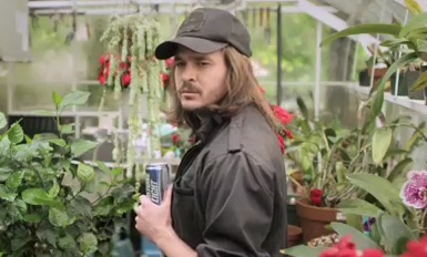 Keystone Light spokesman Kieth Stone explains how to use a "man bag" in ...