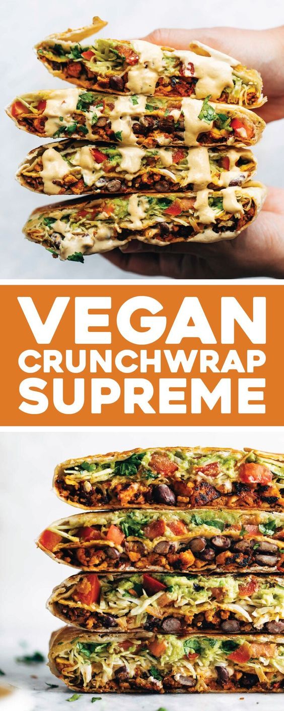 Vegan Crunchwrap Supreme - Healthy Family Idea
