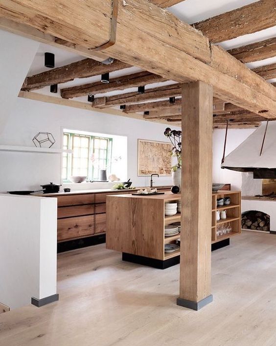 70 Model Tiang Rumah Indoor, Tampil Beda Penuh Gaya - Rumahku Unik