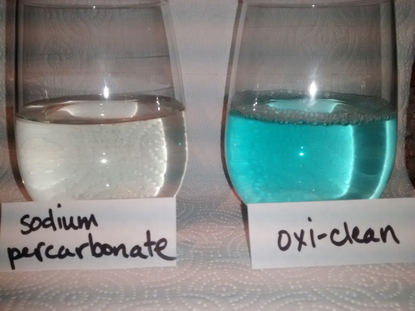 Teh Panis: Should You Buy Name-Brand OxiClean Or Bulk Sodium Percarbonate?