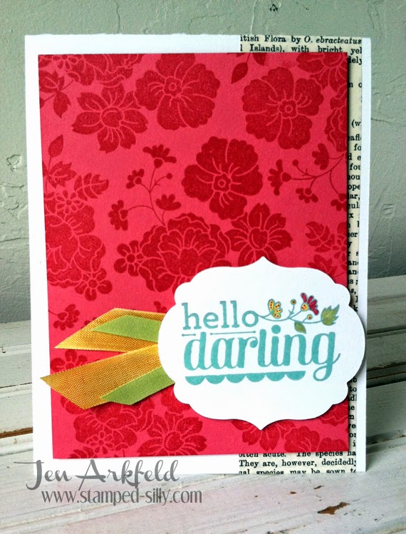 Stamped Silly: Manic Monday! Hello, Darling - by Stampin' Up!