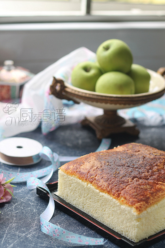 厨苑食谱: 古早味芝士蛋糕 【Tawainese Cheese Sponge Cake】