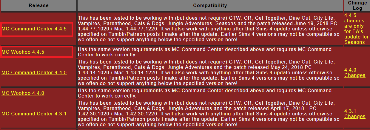 MC COMMAND CENTER, MC WOOHOO