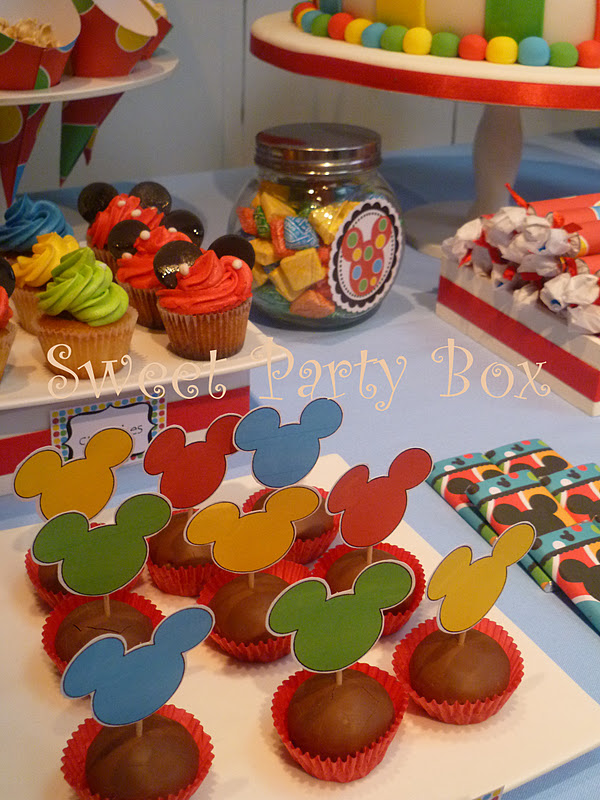 Sweet Party Box: MicKeY MouSe, Benjamin Cumple 2 añitos!