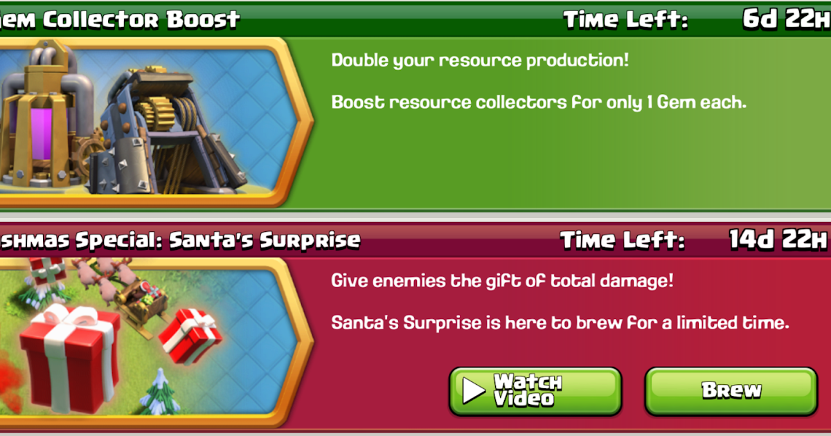 Clash of Clans Guides and News : First day of Clashmas!