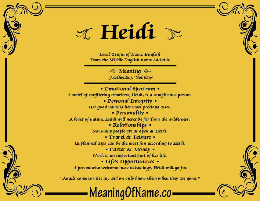 Heidi Meaning Of Name heidi-meaning-of-name