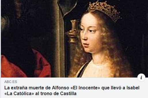 Socialesmercedarias: La extraña muerte de Alfonso «El Inocente» que ...