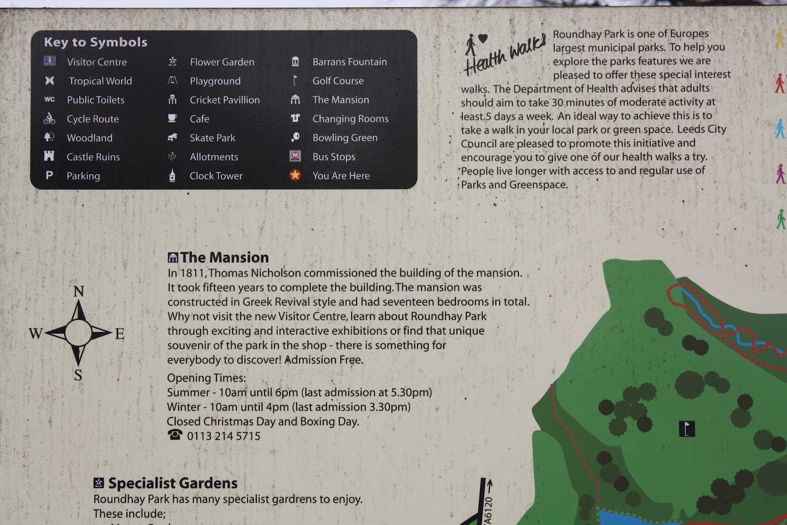 FMP: Roundhay Park Map