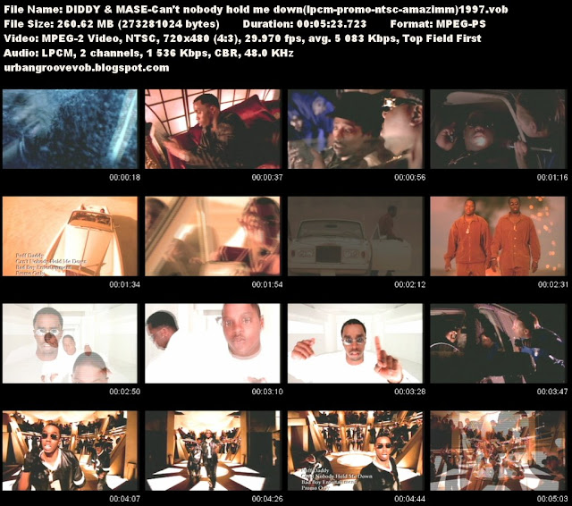Urban Groove Vob Collection: Puff Daddy feat Mase - Can't Nobody Hold ...