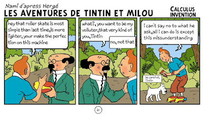 MY OWN TINTIN: Calculus invention