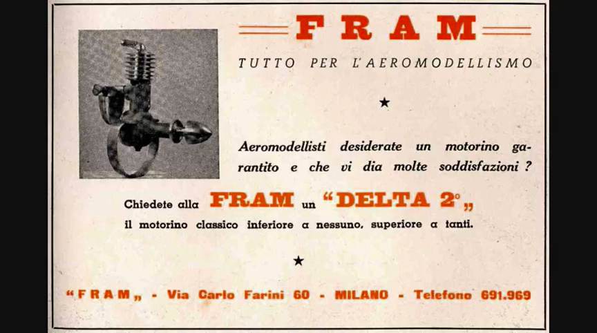 Vintage Model Airplane Engines Running: 1946 Italian MOVO D-2 Diesel