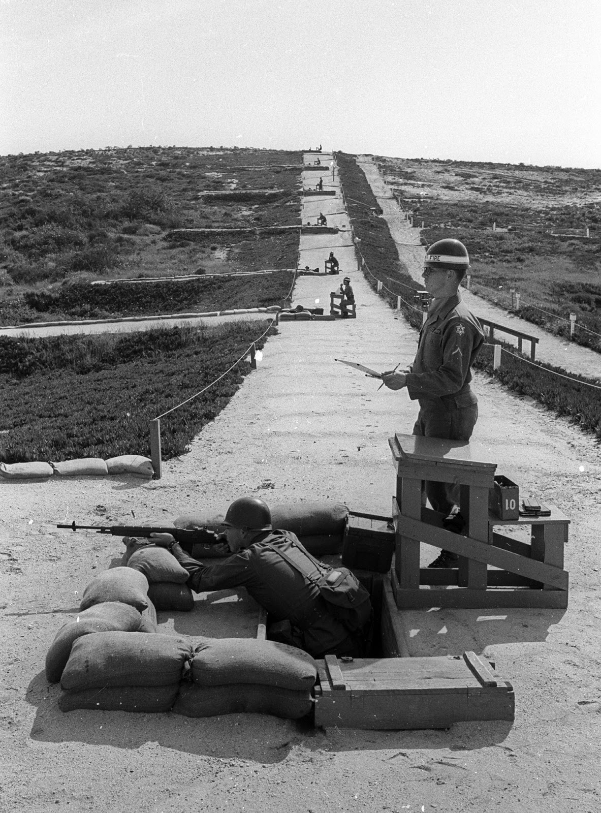 Looking Back at Monterey County: Fort Ord gun range, 1965