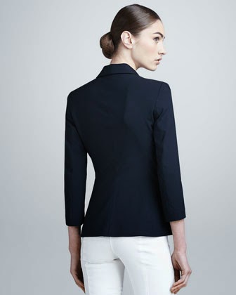 3/4-Sleeve Semi Formal Jacket | Dress Design Ideas