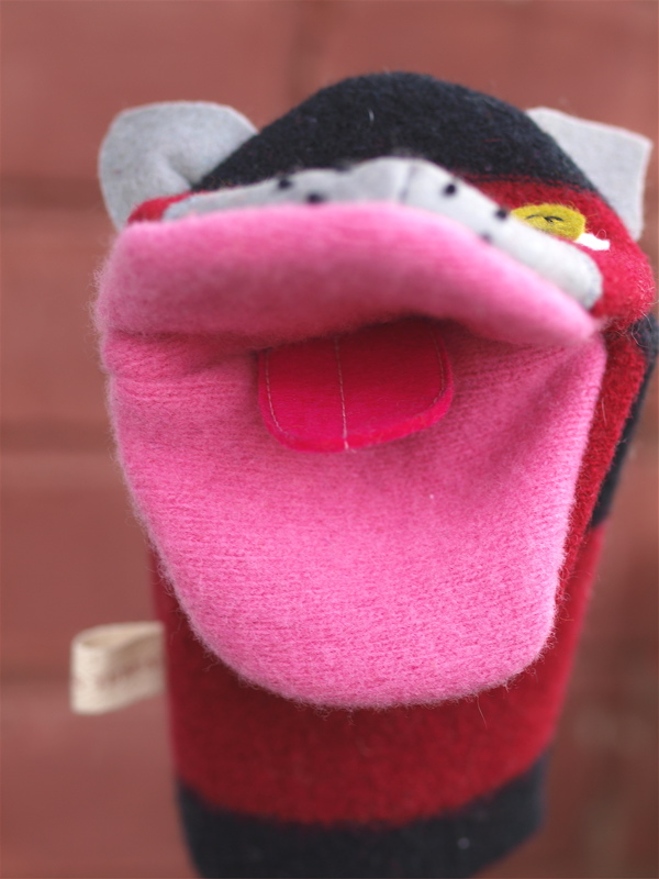 By Hook and Thread: cat puppet