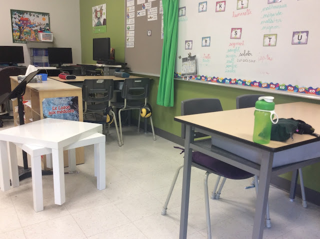 La classe de Josée: Flexible seating