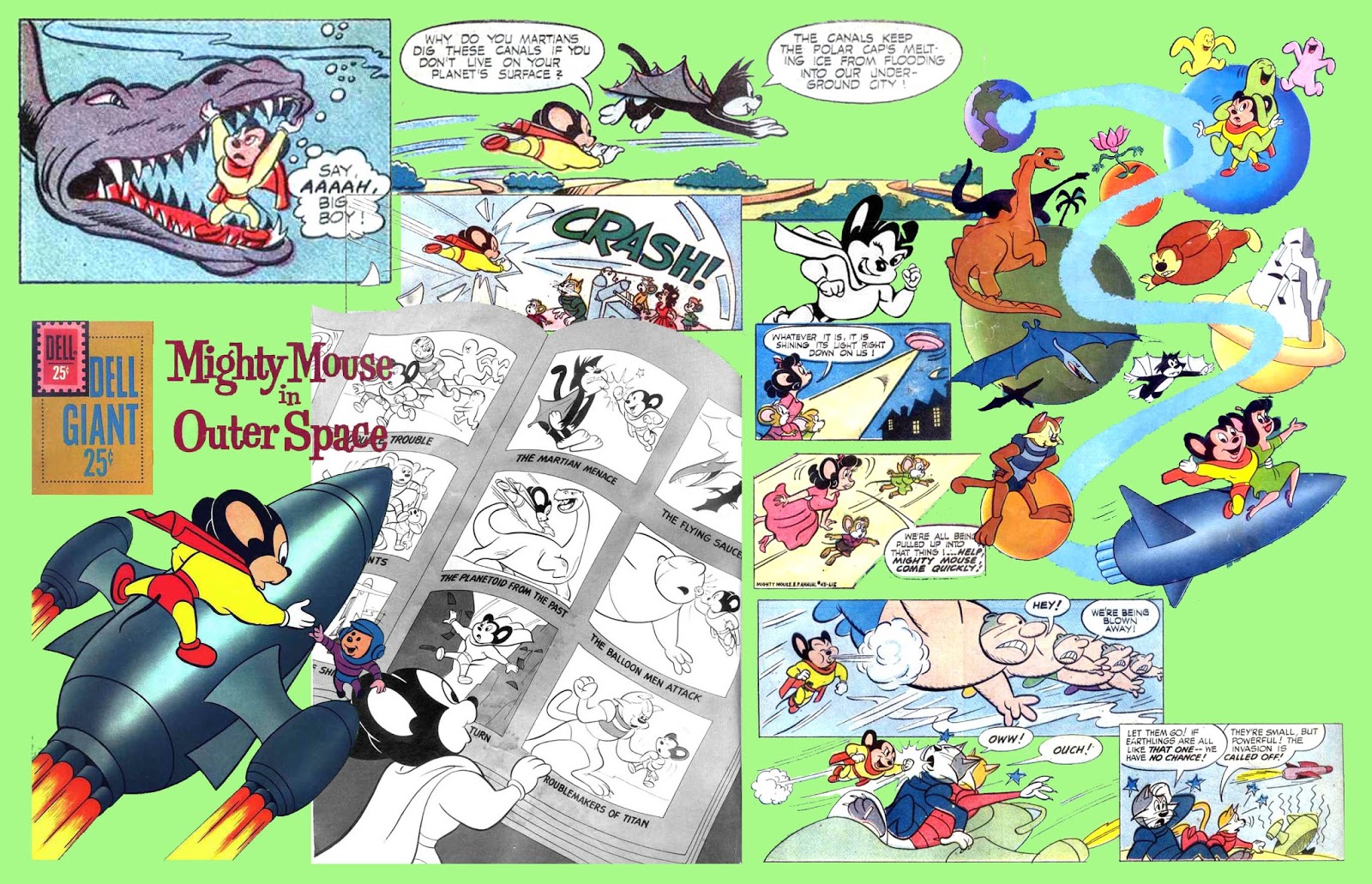 Gambar Mighty Mouse Lucu