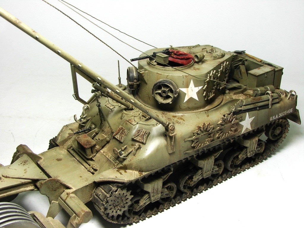 [TMP] "M32B1 ARV with T1E1 "Earthworm" mine roller... " Topic