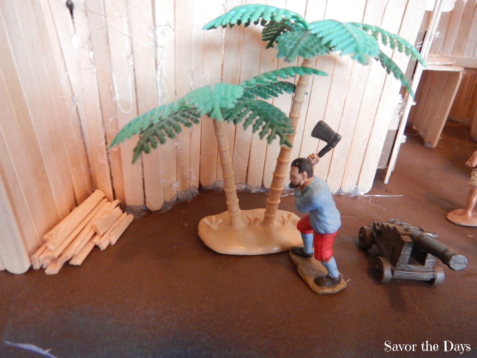 Savor The Days: Jamestown Fort {Colonial Craft}