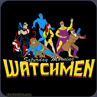 Em um Universo Paralelo Qualquer...: Watchmen Cartoon 1986 colorido