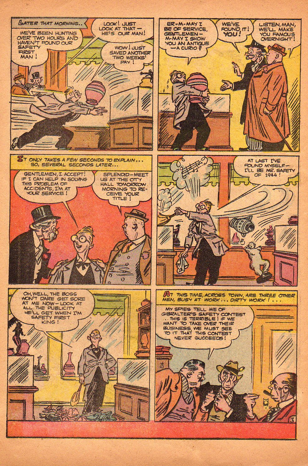 Four-Color Shadows: Captain Milksop-Charles Voight-1945