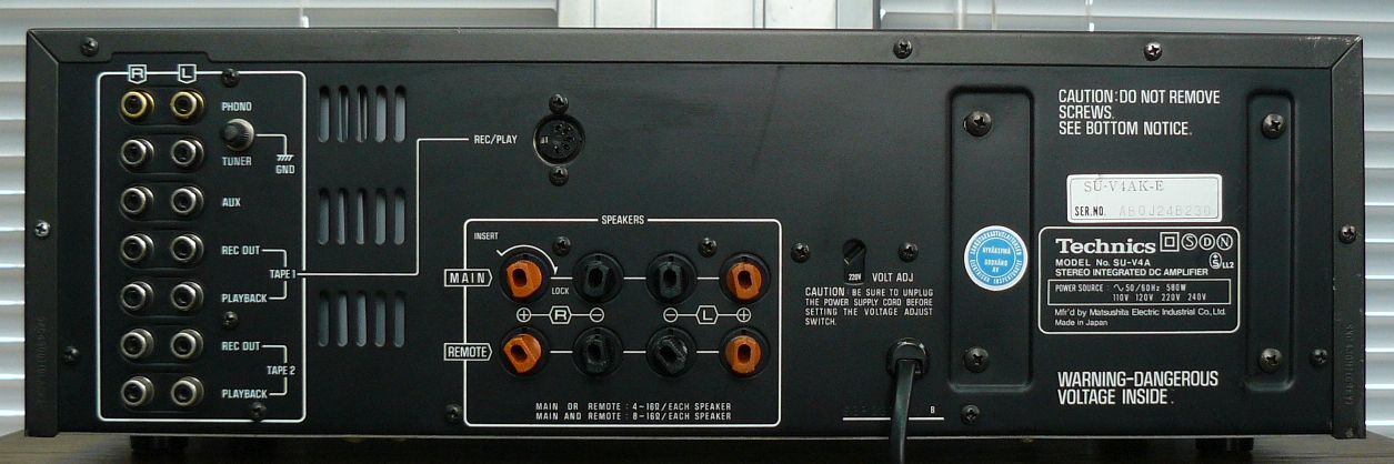 Technics SU-V4A - Integrated Amplifier | AudioBaza