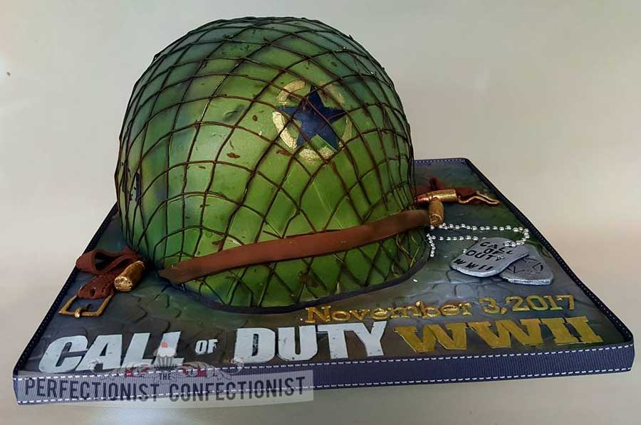 The Perfectionist Confectionist: Demonware - Call of Duty WWII cake