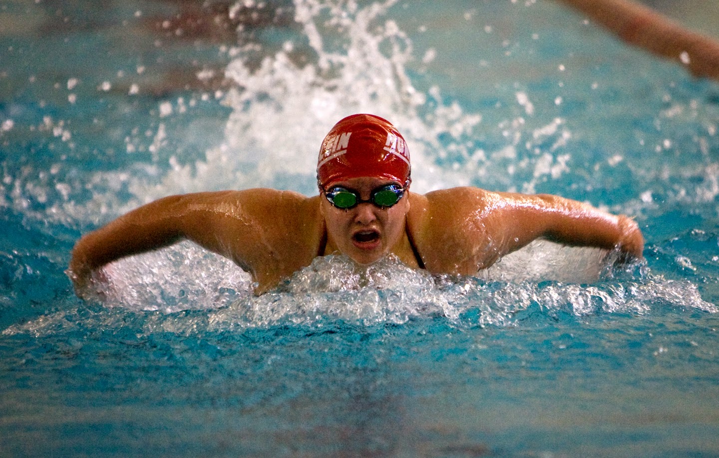 Mark Kodiak Ukena: IHSA Girls Swimming Meet at Lake Forest East