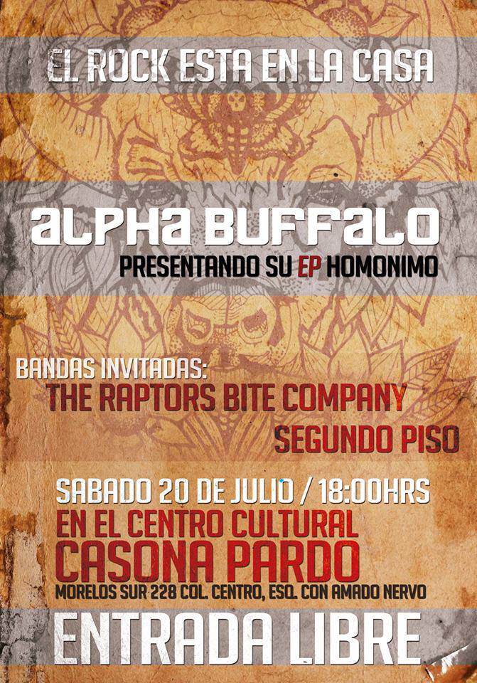 Jaime Ramos Méndez: El Rock está en la Casa - Alpha Buffalo - Casona ...